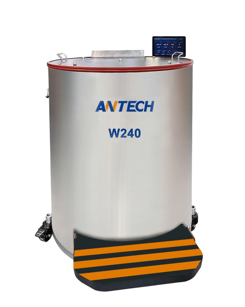 Cryogenic Freezer, LN2 Wide Neck, w240,LN2 Container, LN2 Dewar