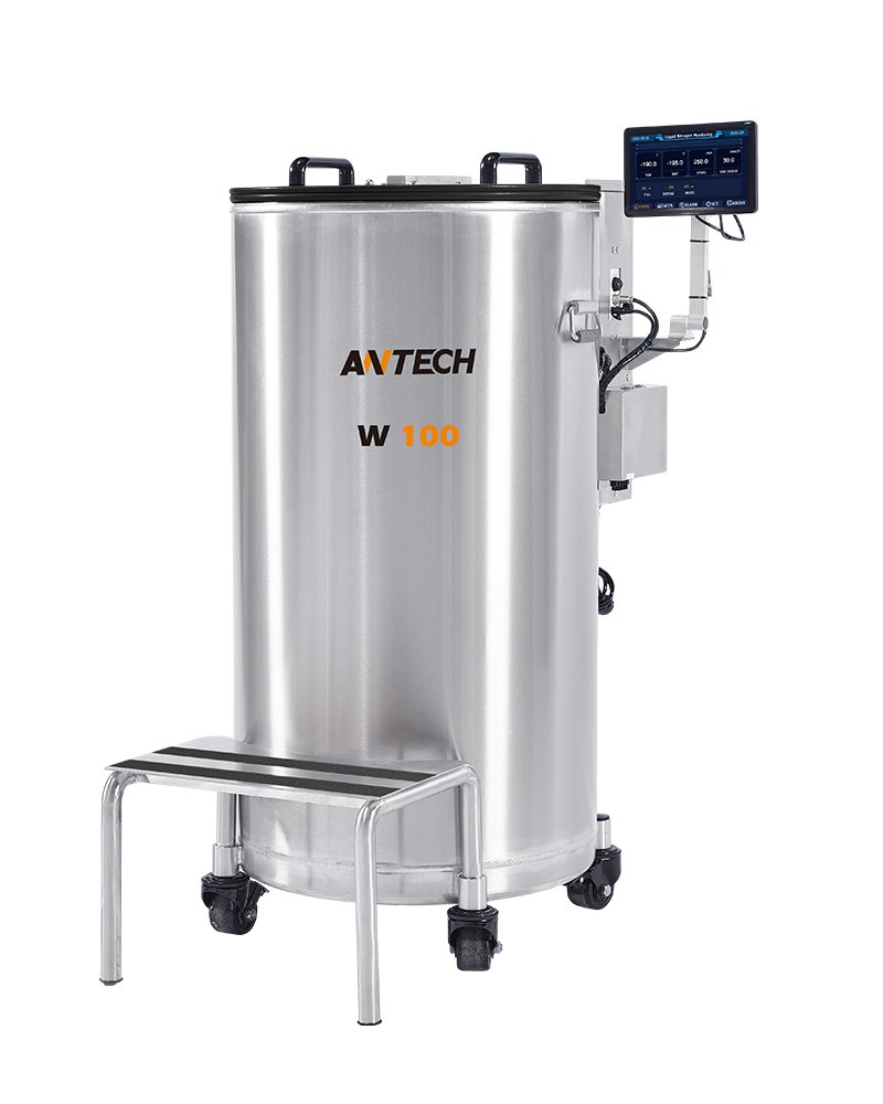 Cryogenic Freezer, LN2 Wide Neck, w240,LN2 Container, LN2 Dewar